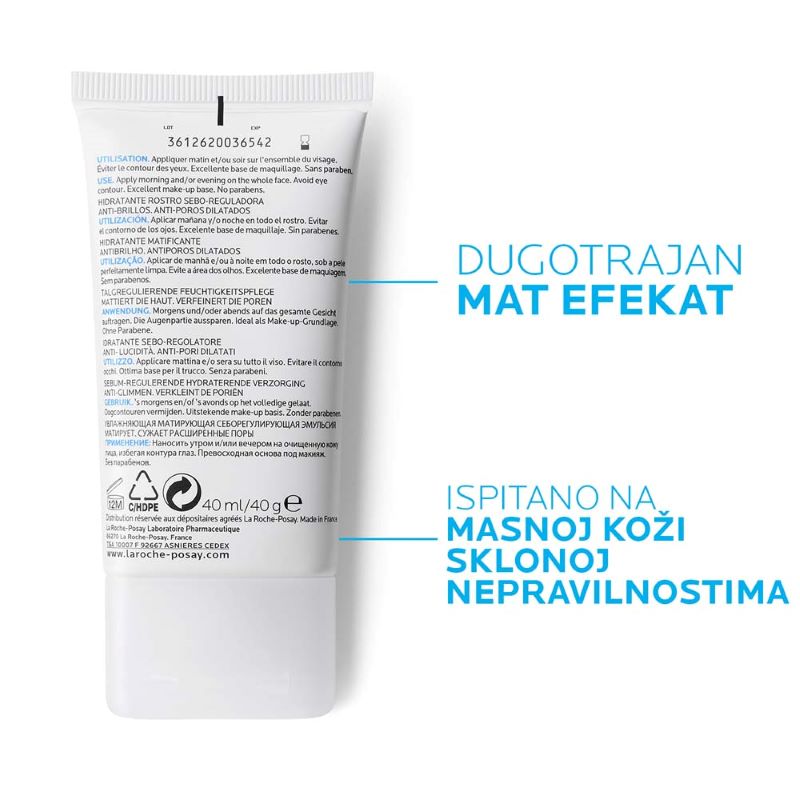 La Roche-Posay Effaclar Mat 40 ml - Apoteka Milica