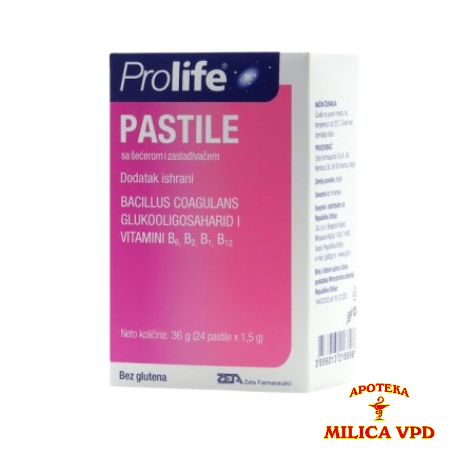 Prolife 24 pastile - Apoteka Milica