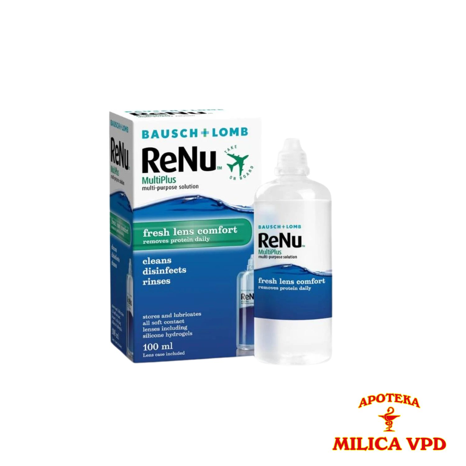 ReNu MultiPlus rastvor za meka sočiva 100ml - Apoteka Milica