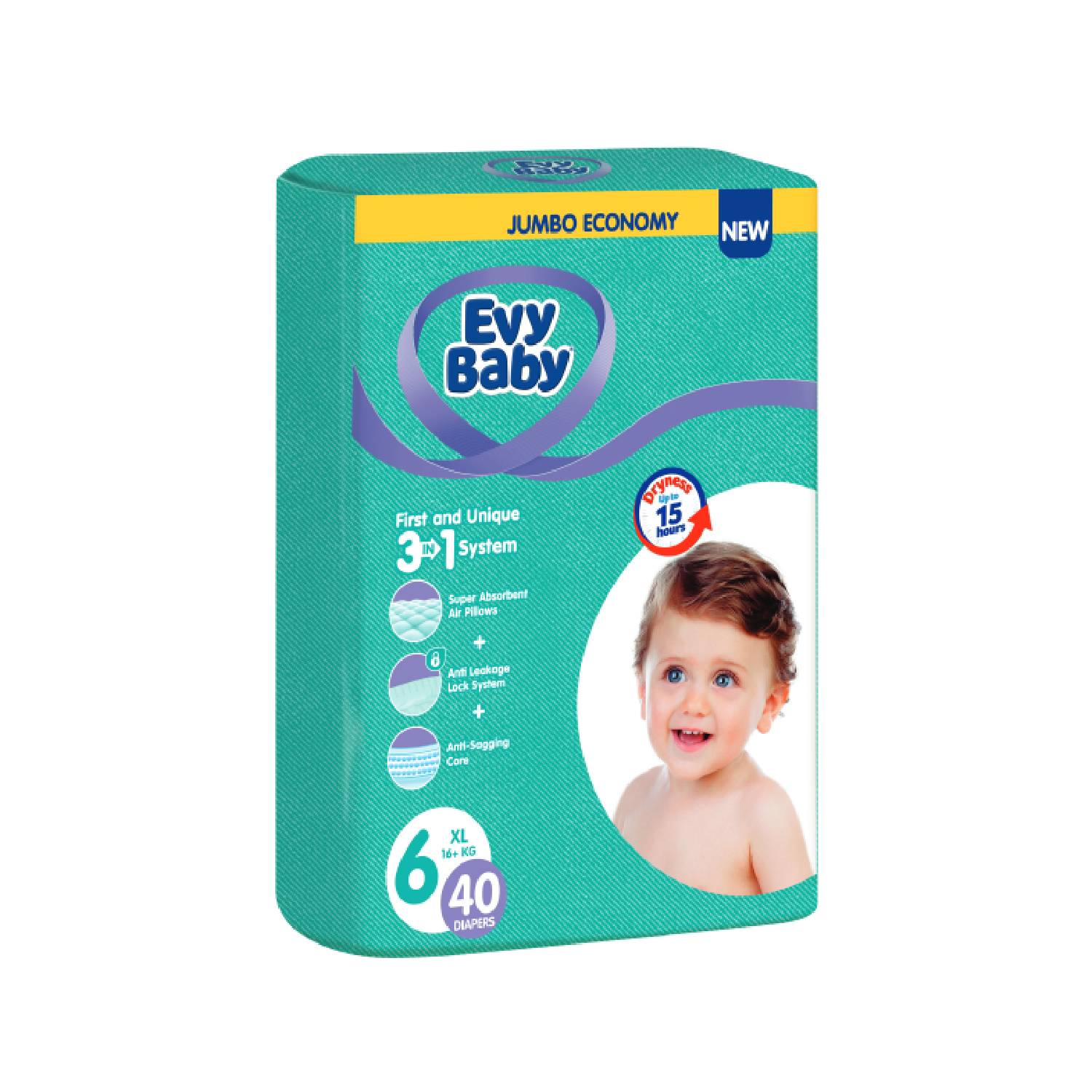 Evy Baby pelene 6 XL (16+kg) A40 - Apoteka Milica