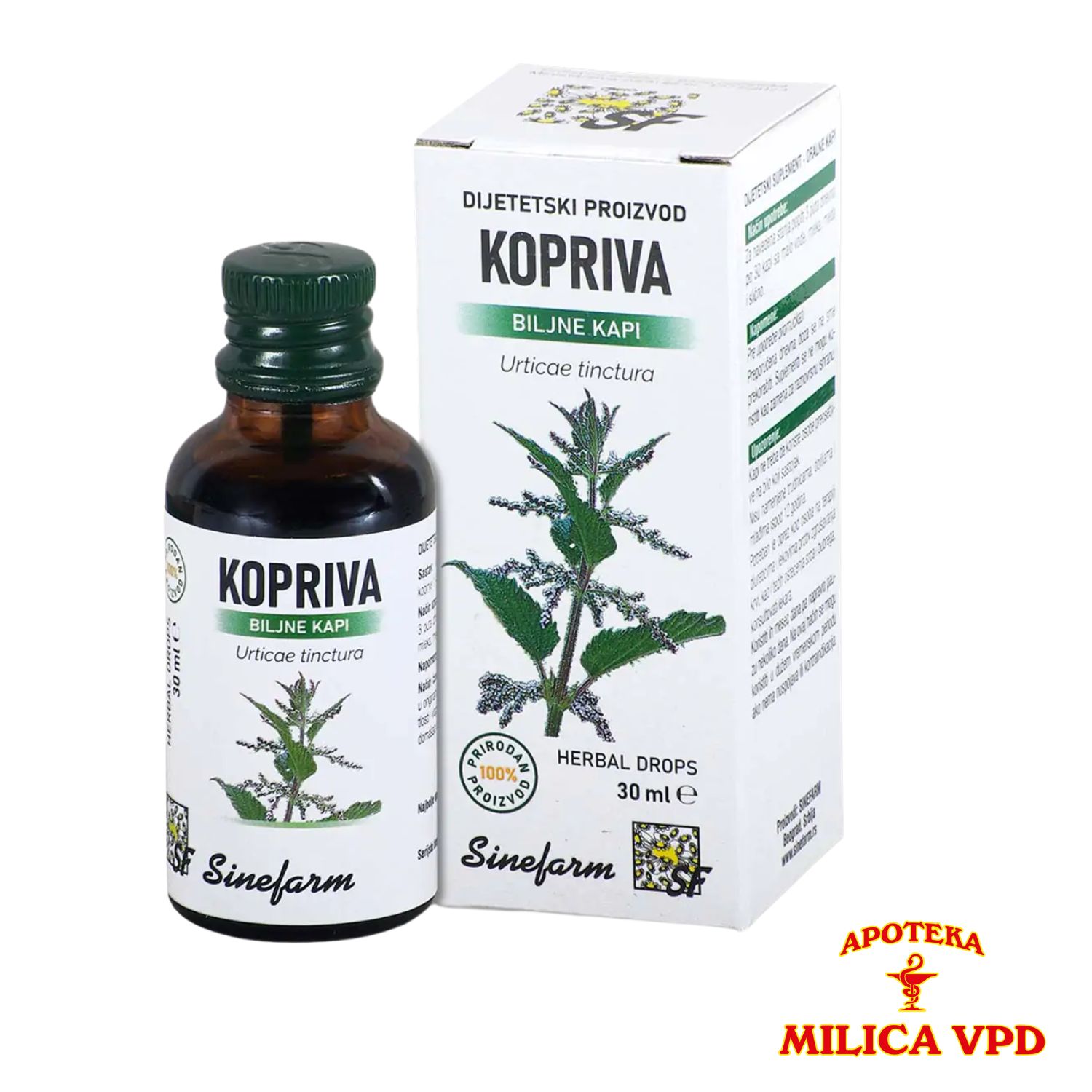 Kapi koprive Sinefarm 30ml - Apoteka Milica