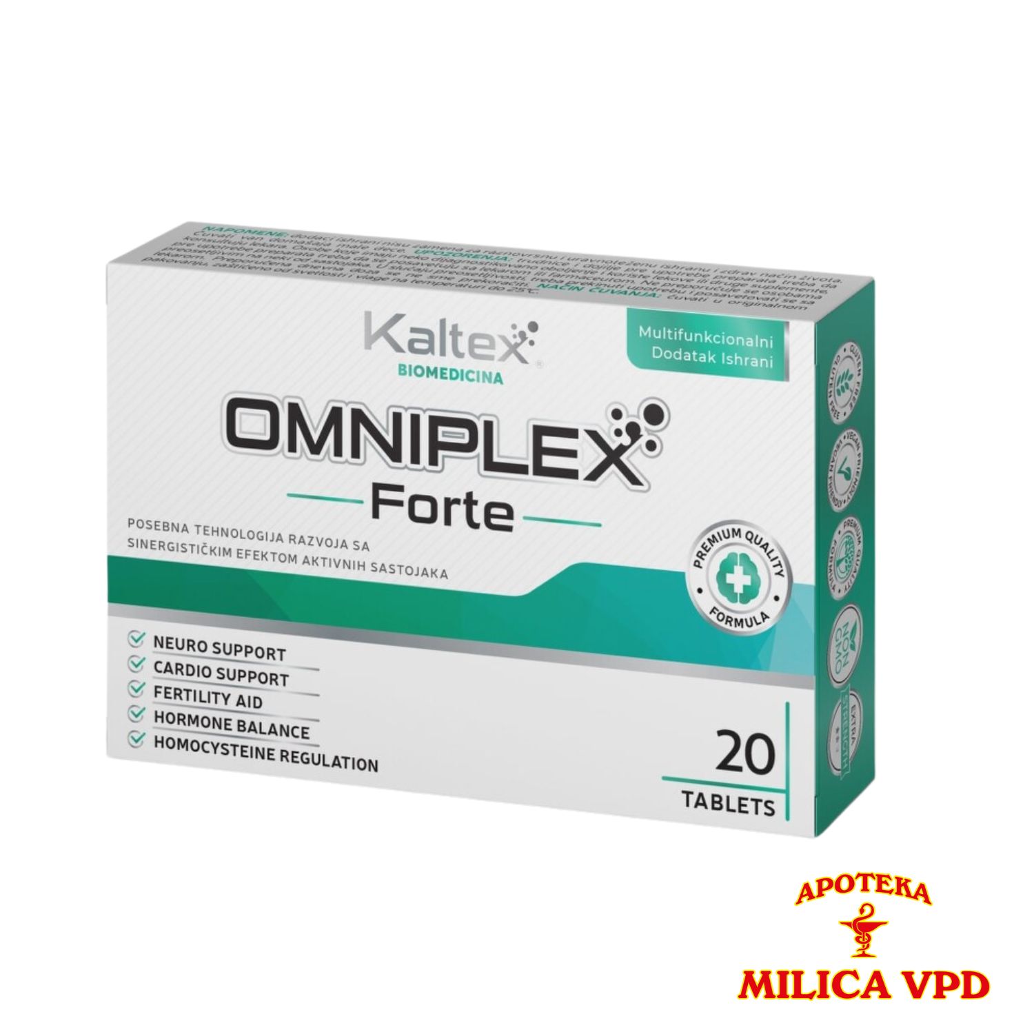 Kaltex Omniplex Forte 20 tableta - Apoteka Milica