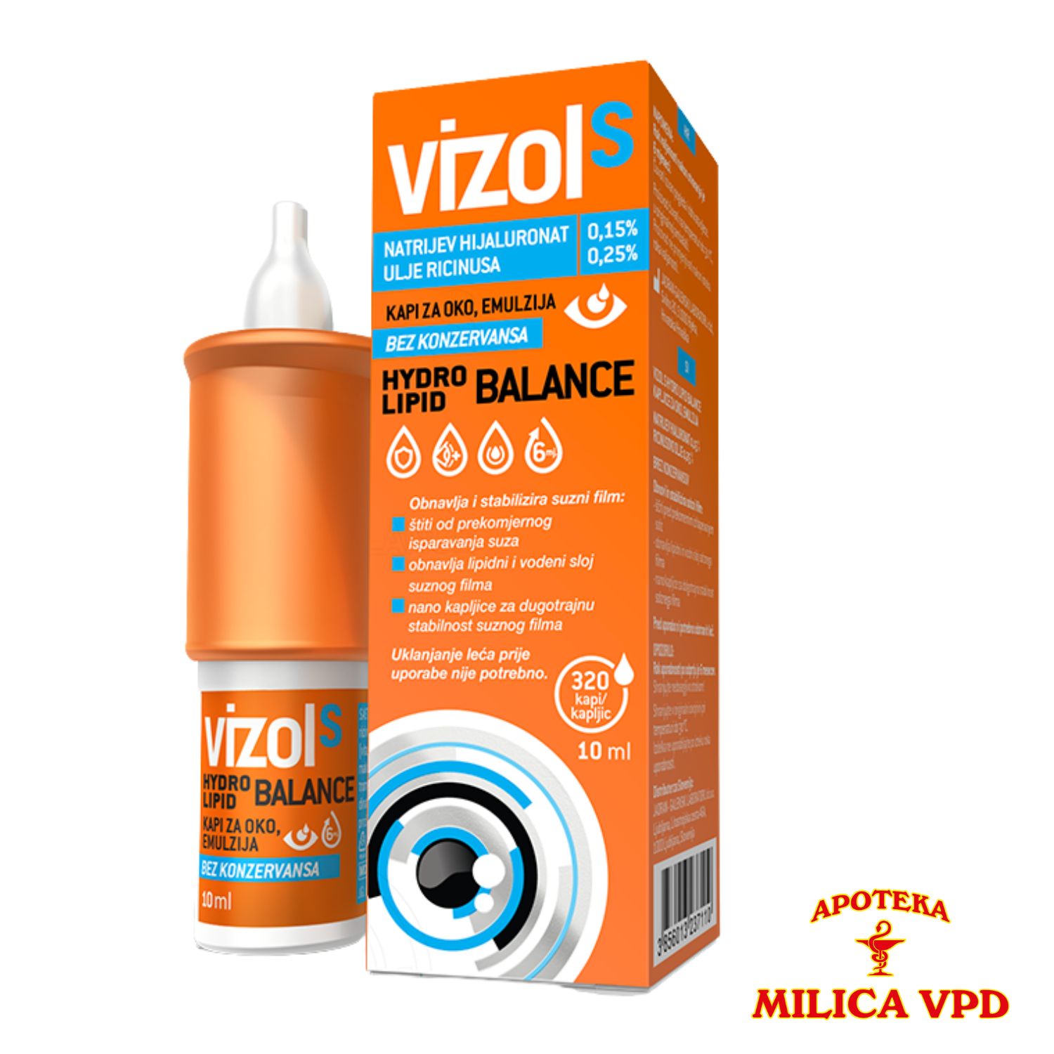 Kapi za oči - Apoteka Milica